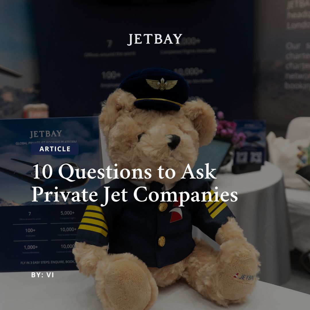 10 Questions to Ask Private Jet Companies