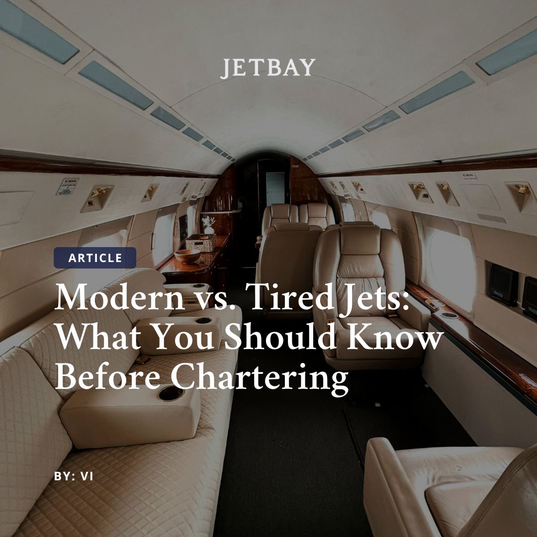 Modern vs. Older Private Jets: What Matters Most | JETBAY